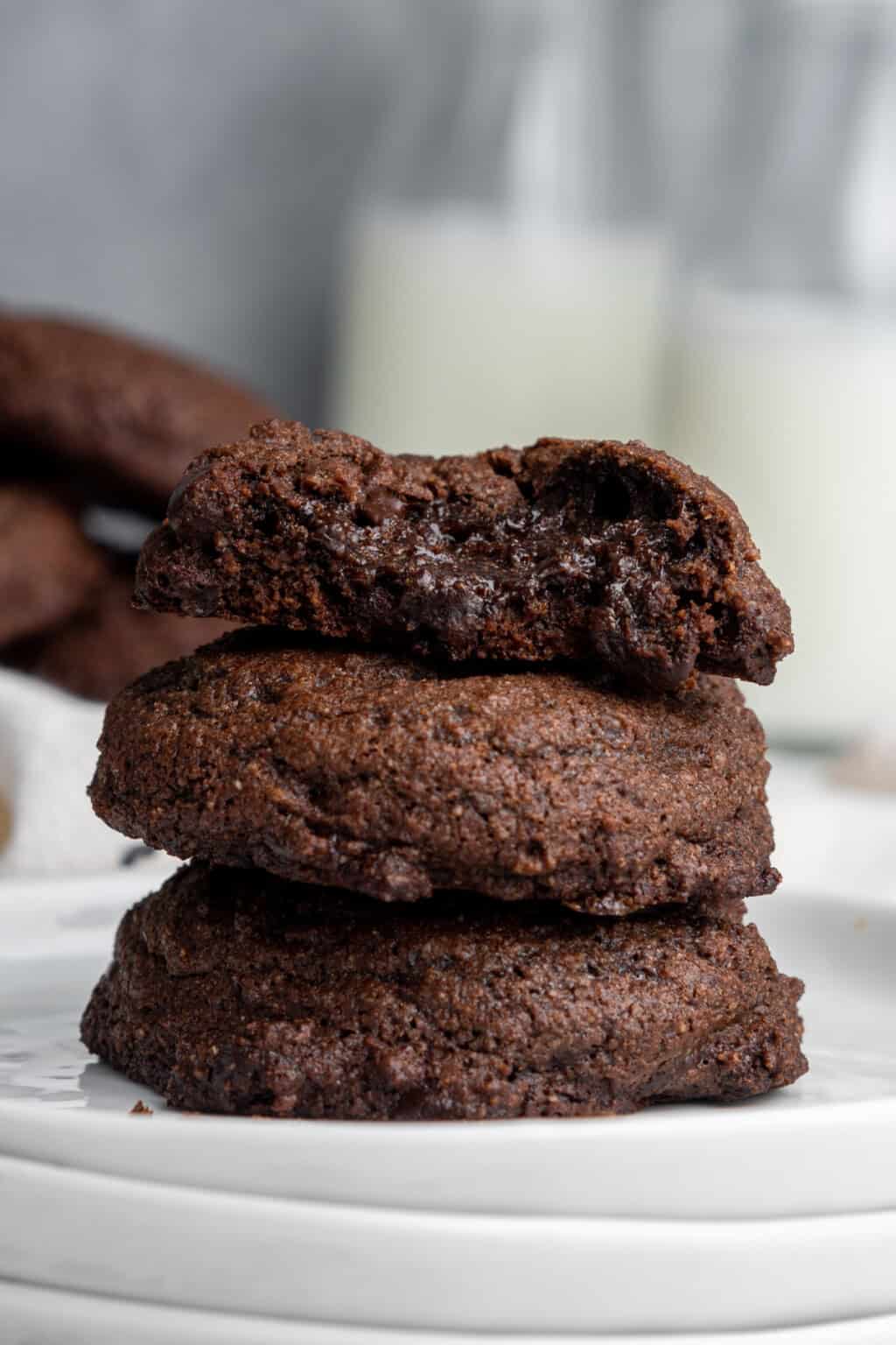 Double Chocolate Protein Cookies - Oh Snap Macros