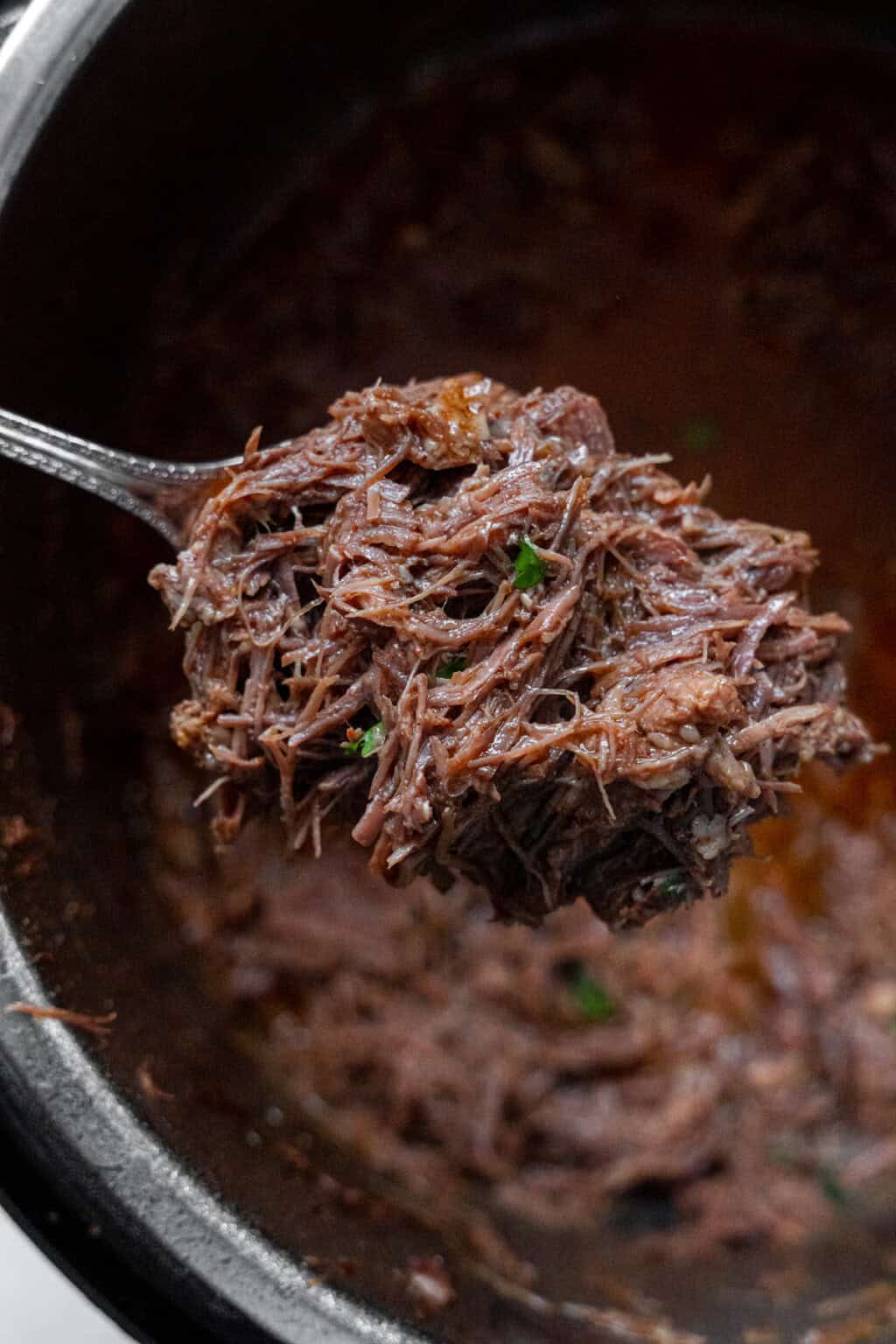 Instant Pot Shredded Beef - Oh Snap Macros
