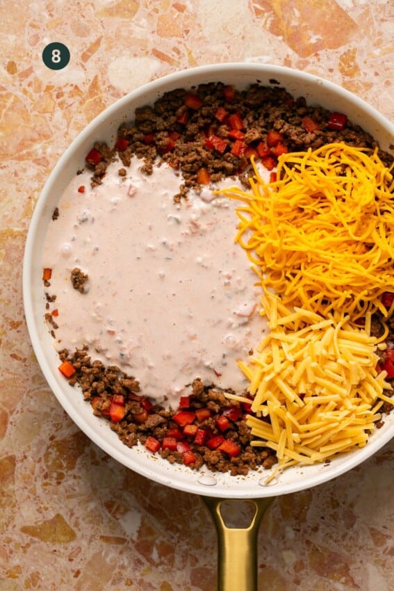 High Protein Taco Mac and Cheese - Oh Snap Macros