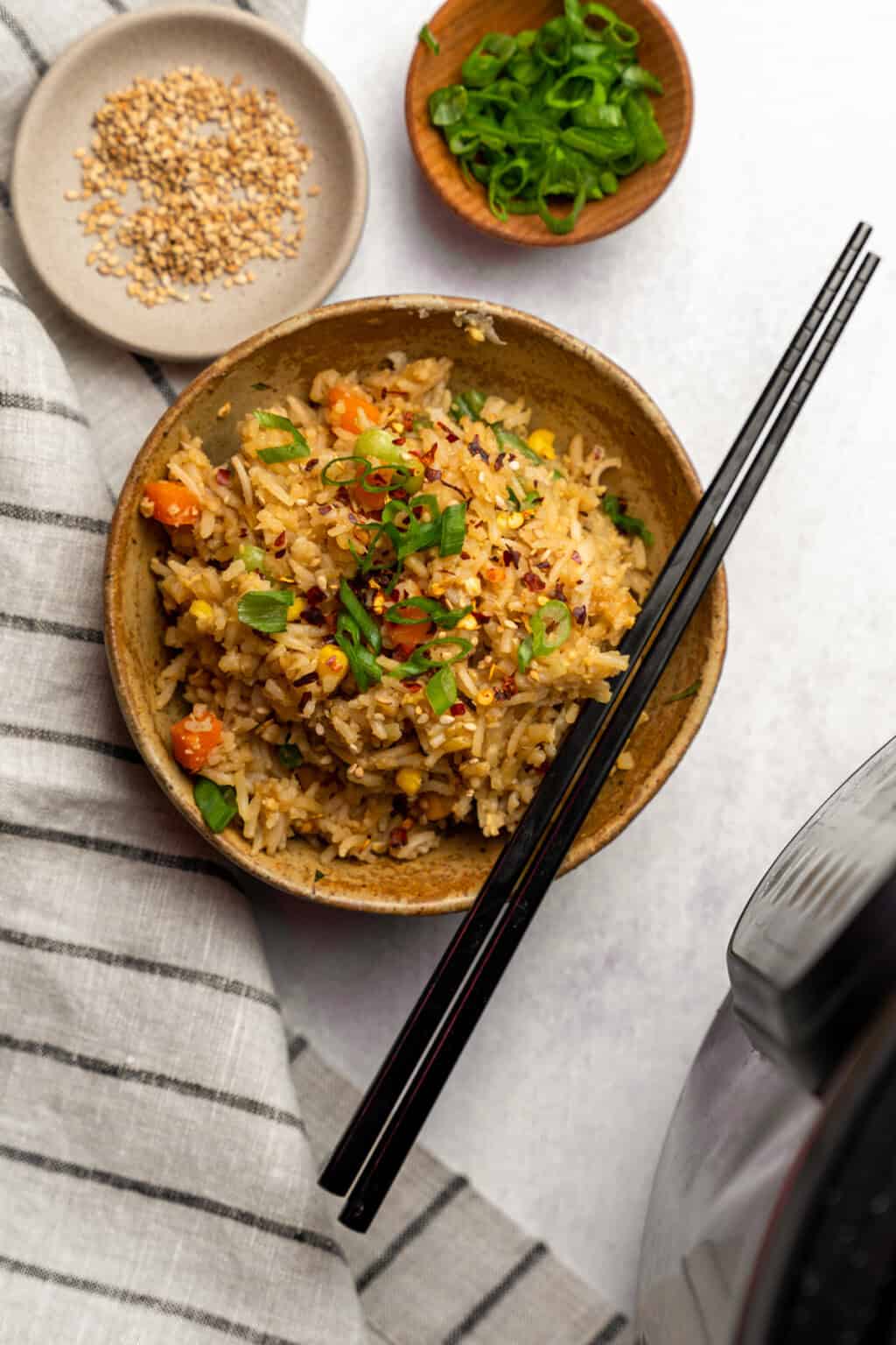 Easy Instant Pot Fried Rice - Oh Snap Macros