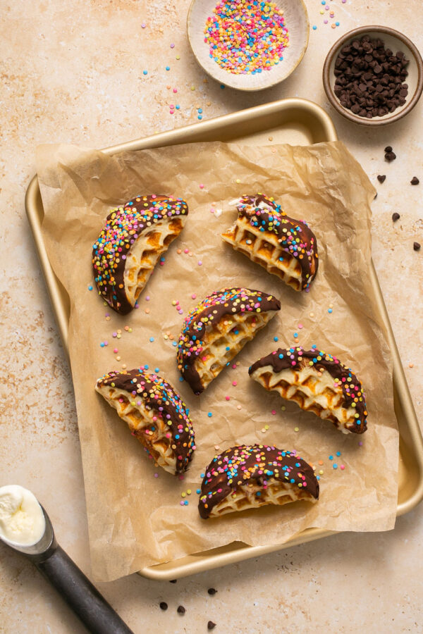 Homemade Choco Taco Recipe - Oh Snap Macros