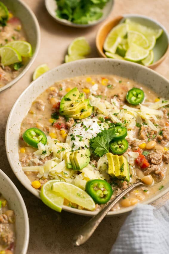 Easy High-Protein Instant Pot Turkey Chili - Oh Snap Macros