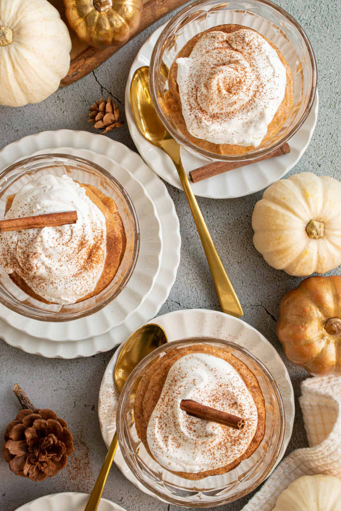 Homemade Pumpkin Pie Pudding - Oh Snap Macros