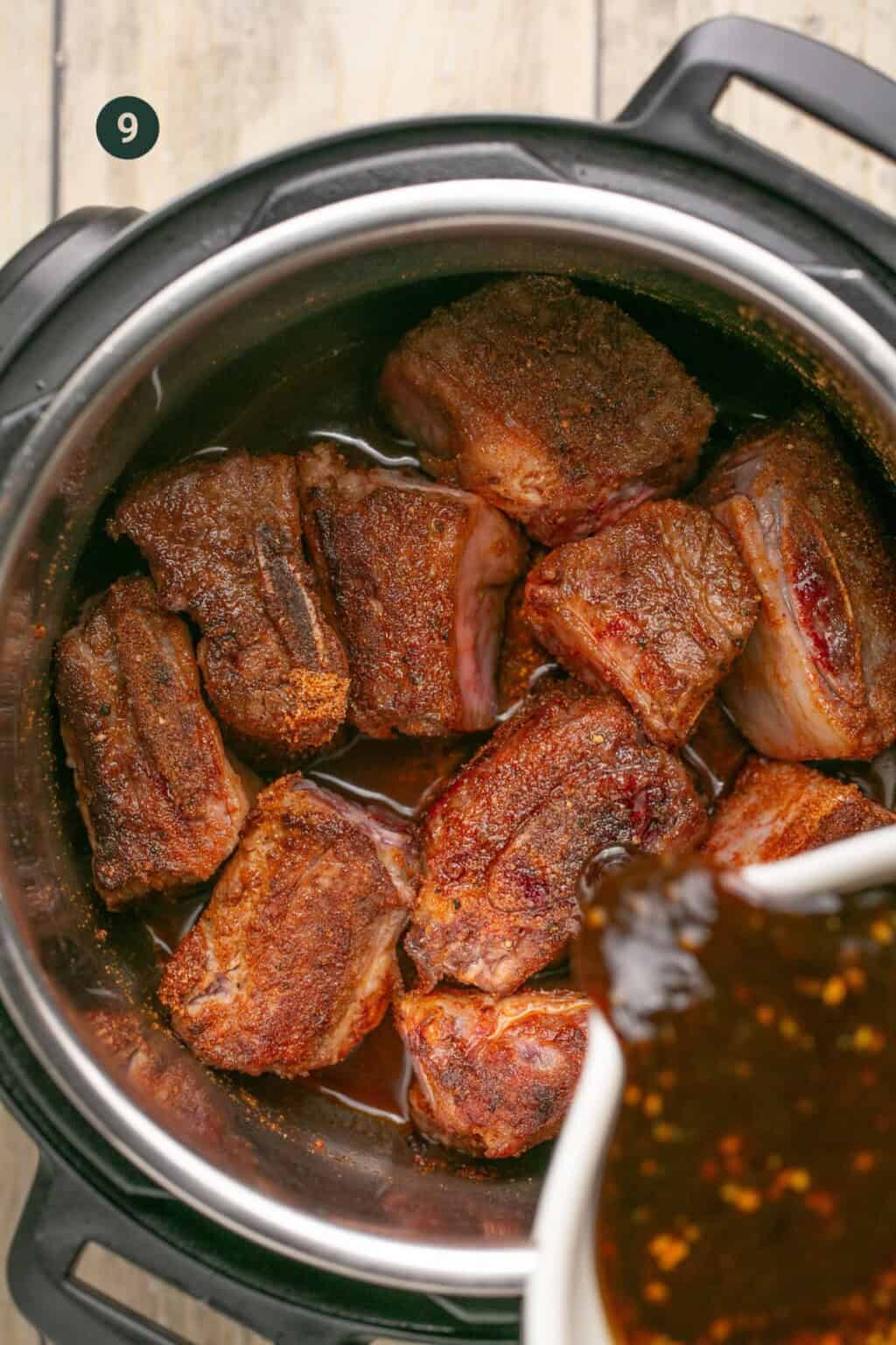 Sweet and Savory Instant Pot Beef Short Ribs - Oh Snap Macros