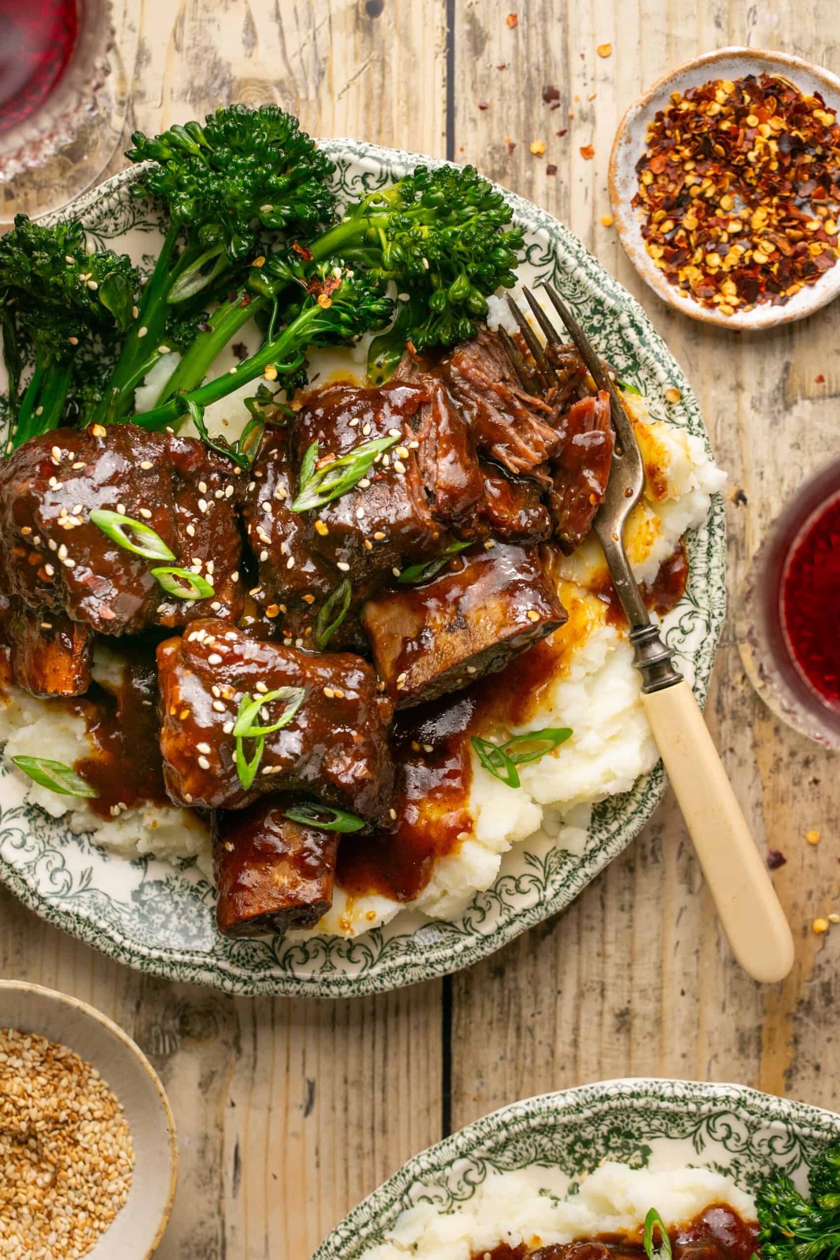 Sweet and Savory Instant Pot Beef Short Ribs - Oh Snap Macros