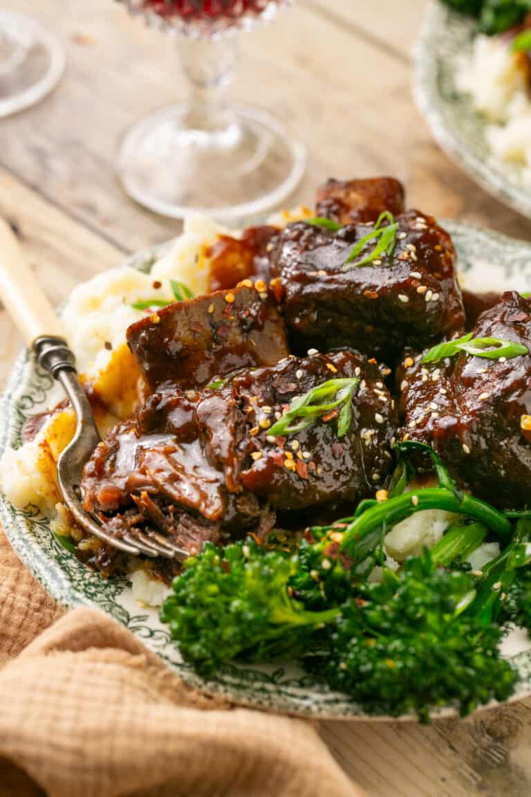 Sweet and Savory Instant Pot Beef Short Ribs - Oh Snap Macros
