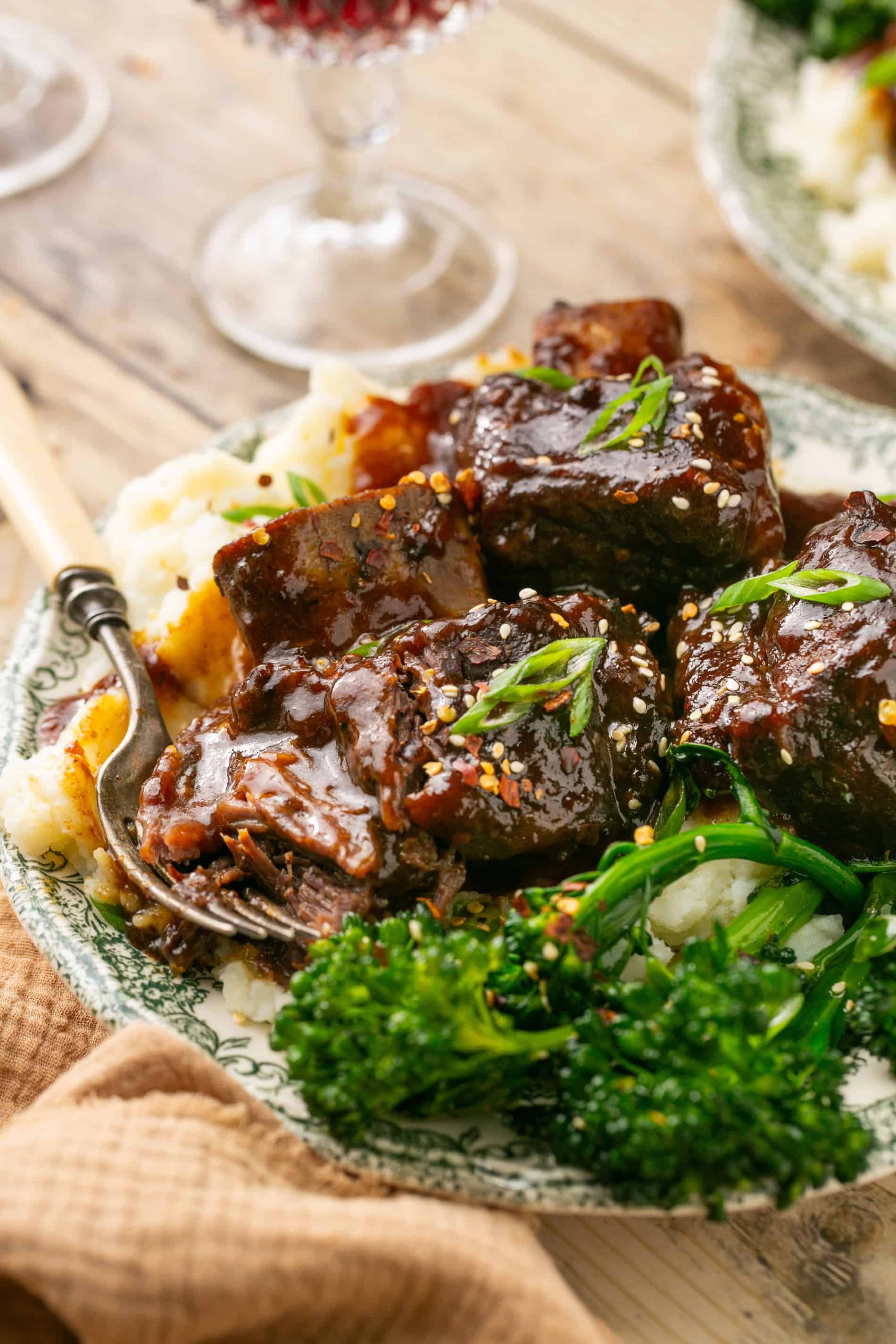 Sweet and Savory Instant Pot Beef Short Ribs - Oh Snap Macros