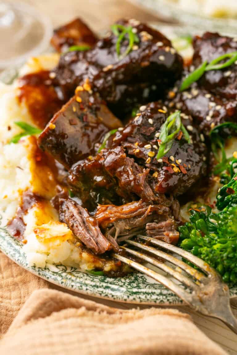 Sweet and Savory Instant Pot Beef Short Ribs - Oh Snap Macros