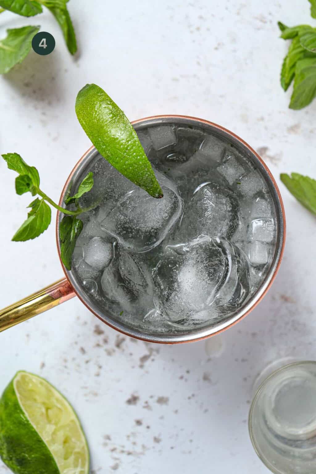 Refreshing Non-Alcoholic Moscow Mule Mocktail - Oh Snap Macros