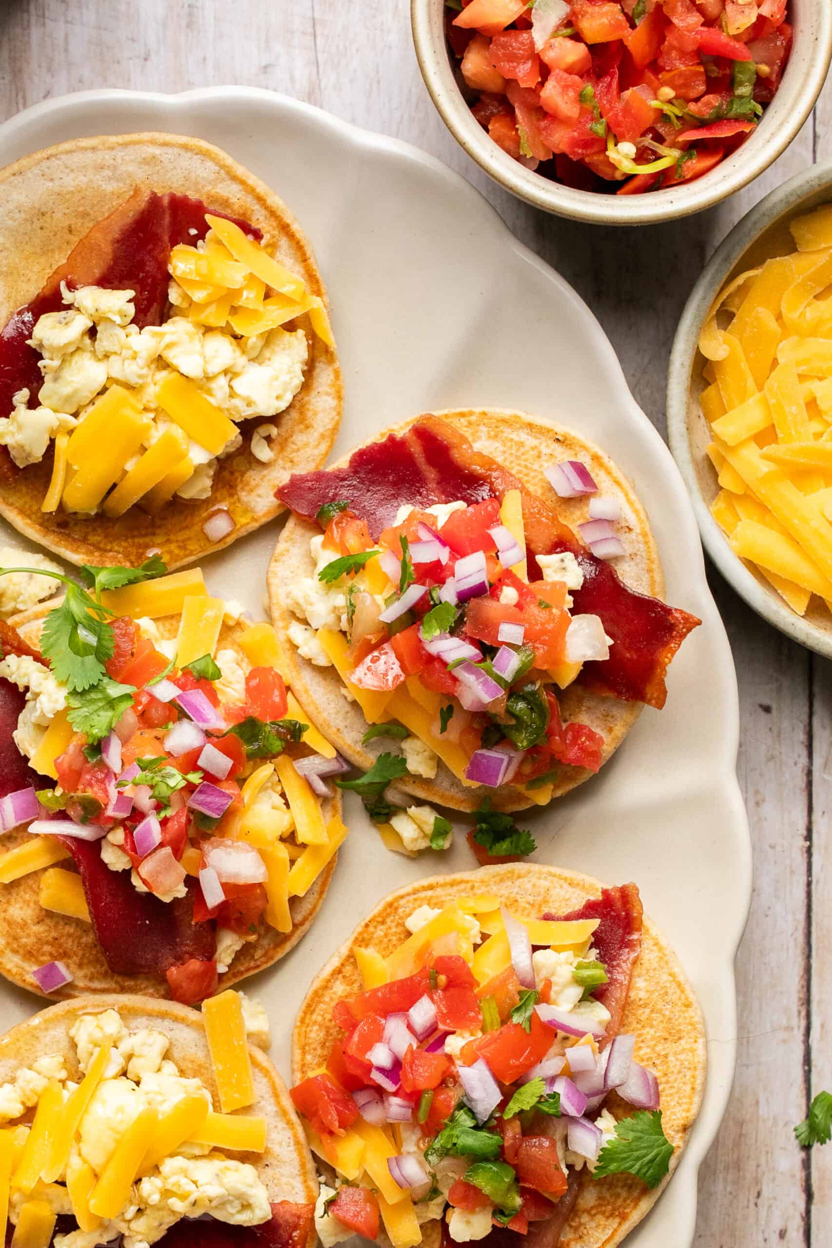Sweet and Savory Protein Pancake Tacos - Oh Snap Macros