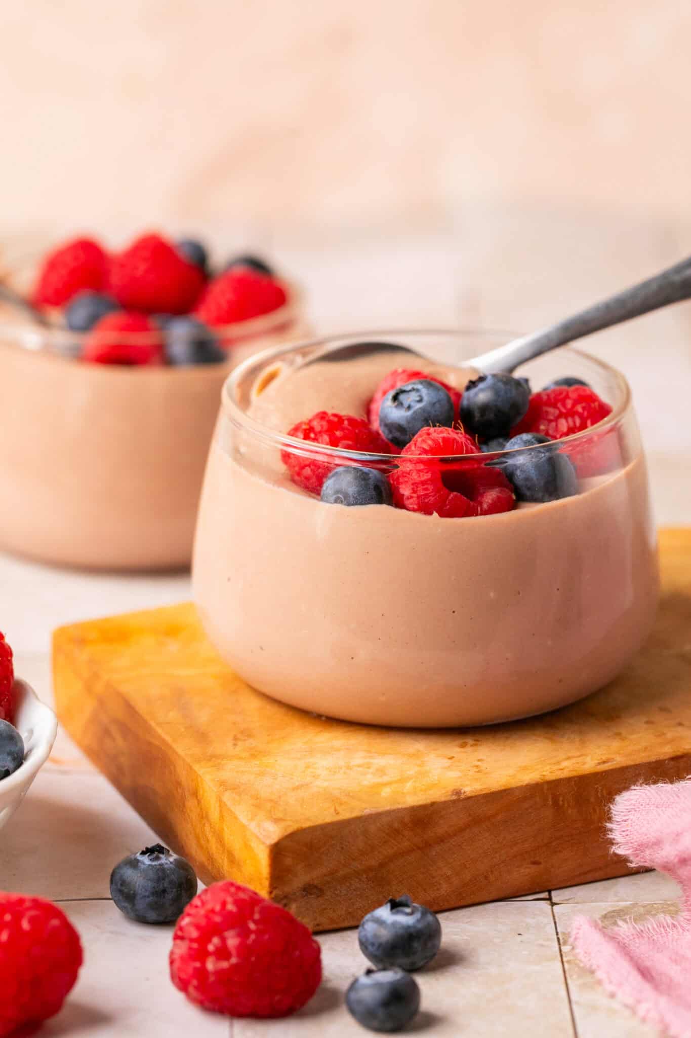 High Protein Velvety Chocolate Pudding - Oh Snap Macros