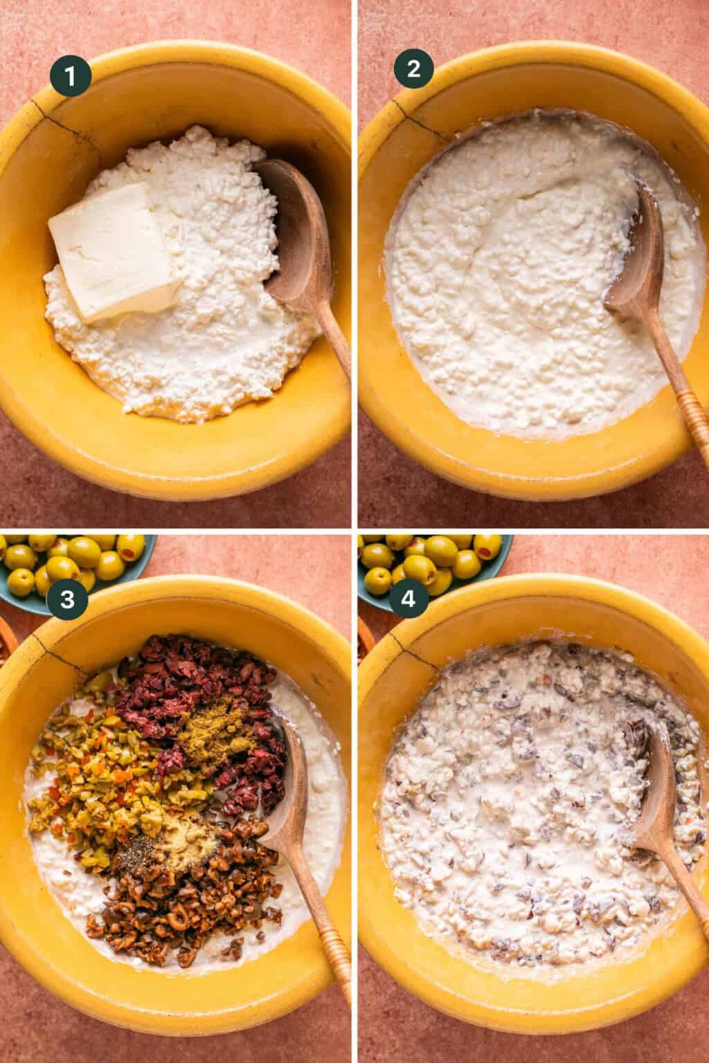 High Protein Three Olive Dip - Oh Snap Macros