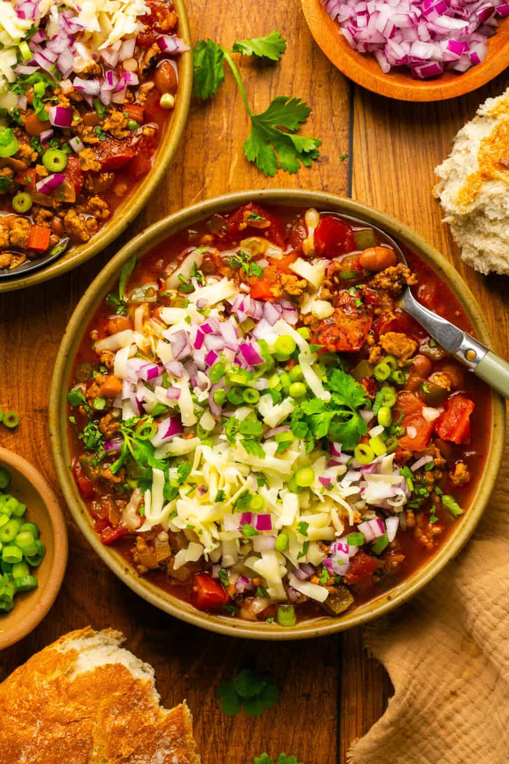 Stovetop Pork and Beef Chili with Pumpkin Puree - Oh Snap Macros