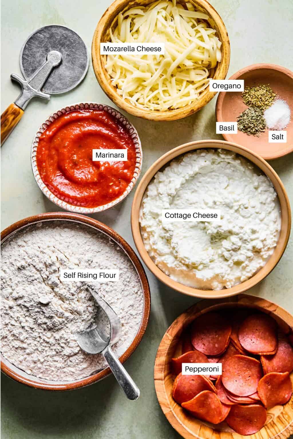 Skillet Pepperoni Pizza with Cottage Cheese Crust - Oh Snap Macros