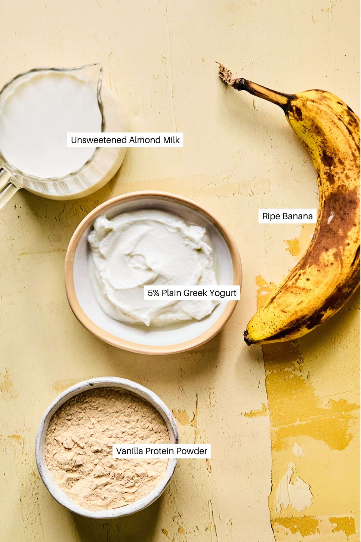 4 Ingredient Banana Protein Shake - Oh Snap Macros