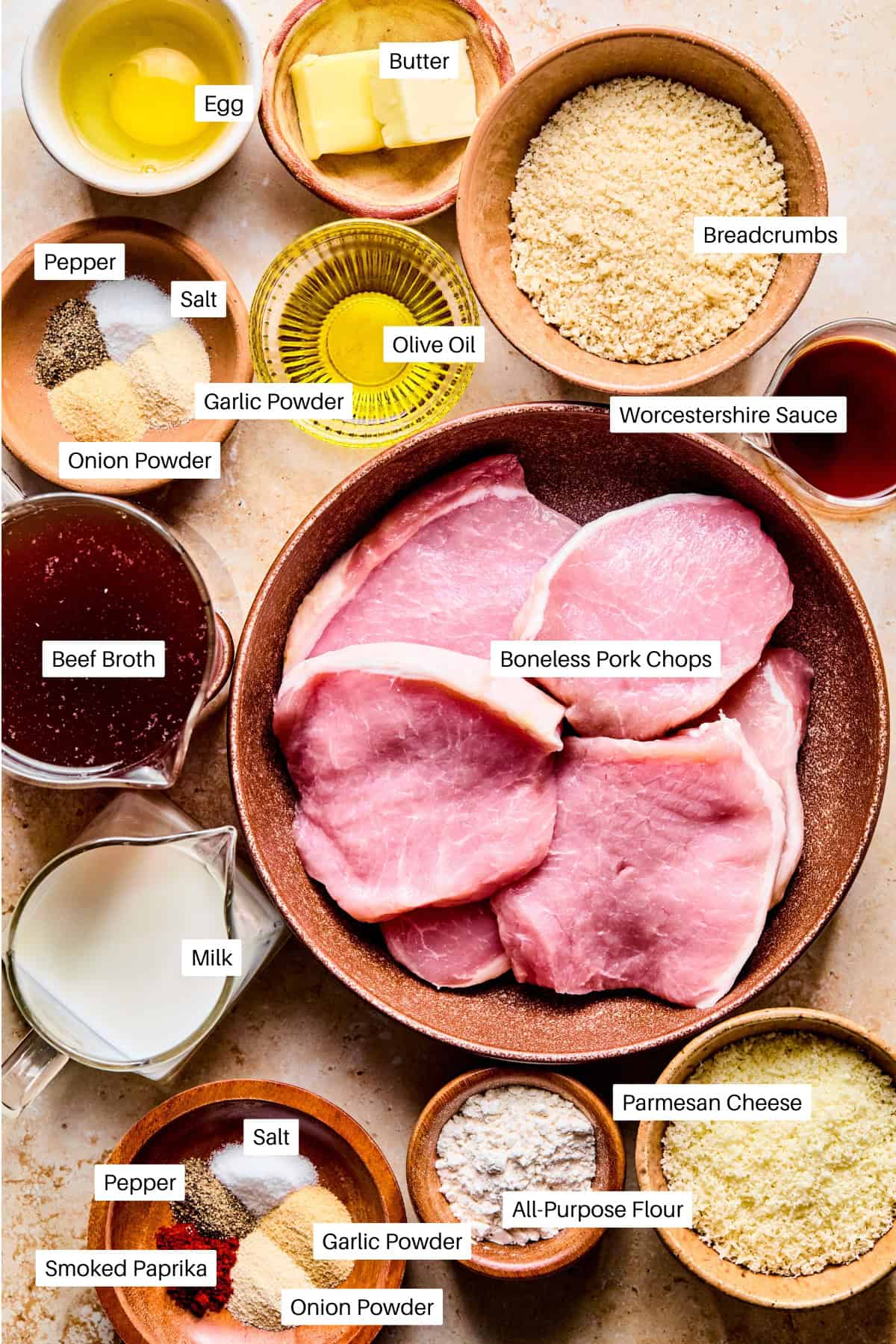 30 Minute Breaded Pork Cutlets and Pan Gravy - Oh Snap Macros